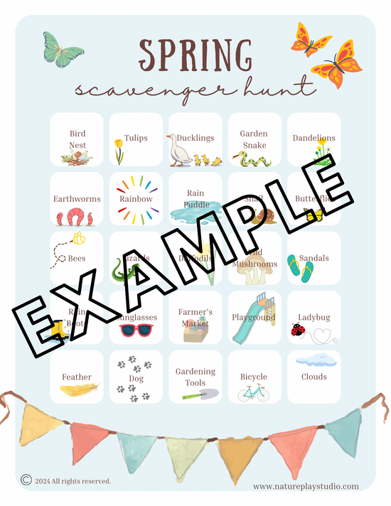 Seasonal Scavenger Hunts – Nature Play Studio